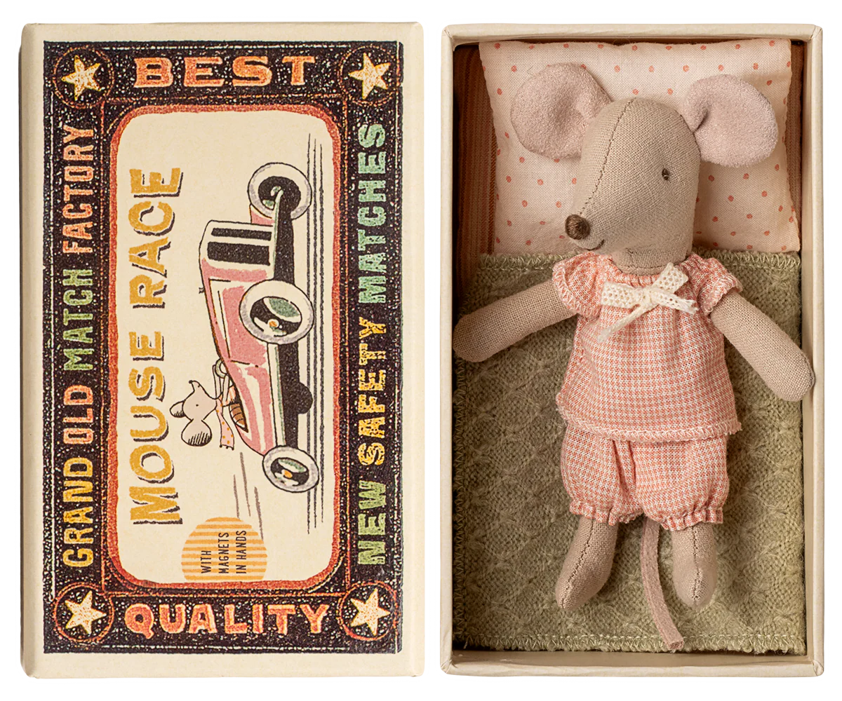 Little Sibling Mouse in Matchbox – Cherry Tree Lane Toys